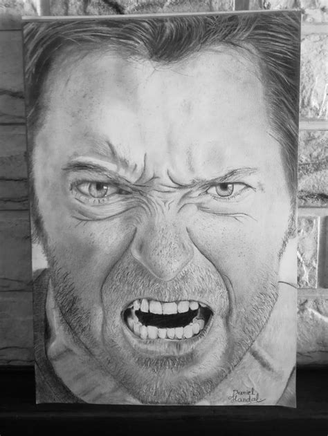 Angry Face Drawing