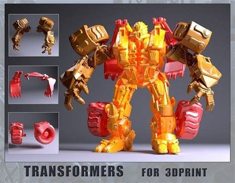 Transformers For 3dprint 3d Model 3d Printable Cgtrader