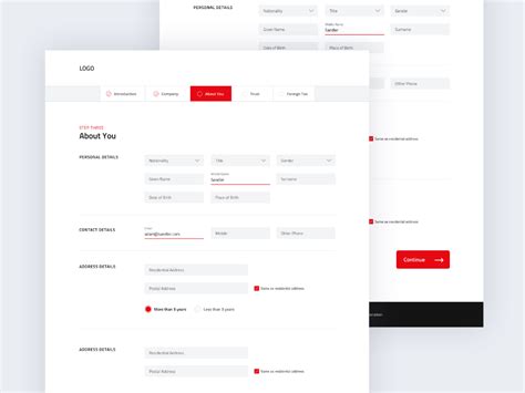 Form Design Web Form Design Ui Design Website