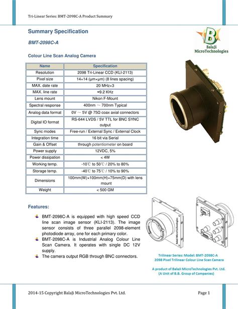 PPT MACHINE VISION CAMERA LINE SCAN CAMERAS MACHINE VISION PowerPoint Presentation ID 7218456
