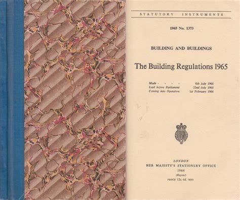 The Building Regulations 1965 Number 1373 By Hmso Goodreads