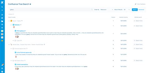 tree search for confluence atlassian marketplace