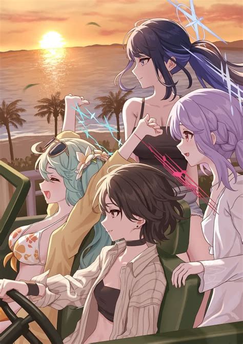 2025 的 62 个 Blue Archive 点子 動漫 女孩插图 动漫