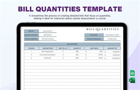 Stationary Bill Template In Excel Google Sheets Download Template Net