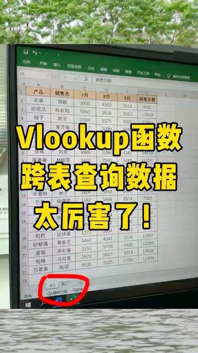 用vlookup函数实现跨表查询数据 办公技巧 每天学习一点点 职场 函数 Excel Youtube