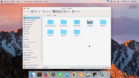 Manjaro Kde Com Um Visual De Macos Customização E Temas Diolinux Plus