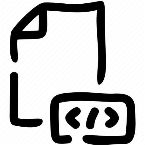 Code Document Internet Markup Page Programming Icon