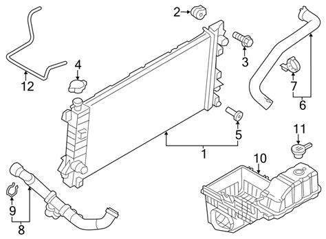 Ford F-150 Radiator assembly. Radiator. 6.2 liter. F150 - CL3Z8005C | Lakeland Ford Online Parts ...