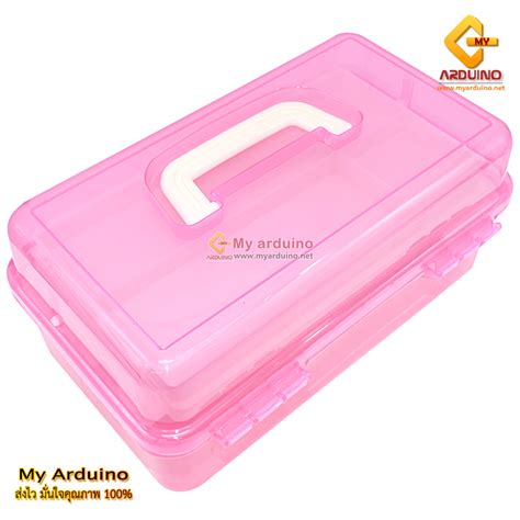 Electronics Box กล่องอิเล็กทรอนิกส์ สำหรับใส่อุปกรณ์ Arduino ขนาด 285mmx325mmx140mm กxยxส สี