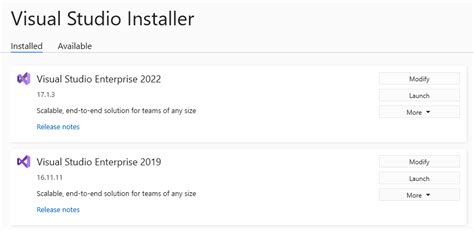 cannot add machine learning in vs2019 if installed vs2022 · issue