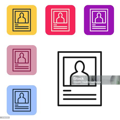 흰색 배경에 격리 된 블랙 라인 구함 포스터 아이콘 돈을 보상하십시오 죽거나 살아있는 범죄 무법자 색상 정사각형 단추로 아이콘을 설정합니다 벡터 개척시대의 서부에 대한 스톡