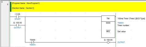 Instruksi Timer Pada PLC Omron
