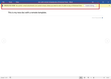 how microsoft word protected view stops information leaks