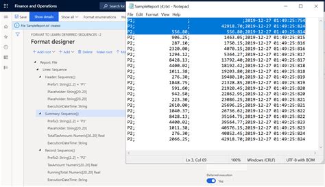 遞延執行 Er 格式的序列元素 Finance And Operations Dynamics 365 Microsoft Learn