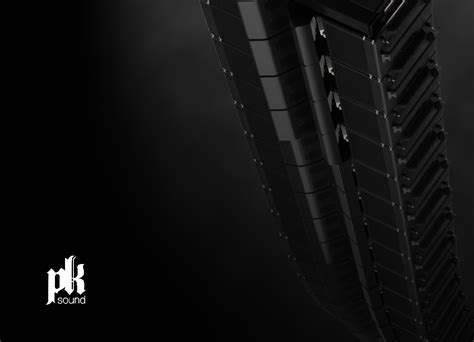 sound system line array pk sound trinity black paket sound system