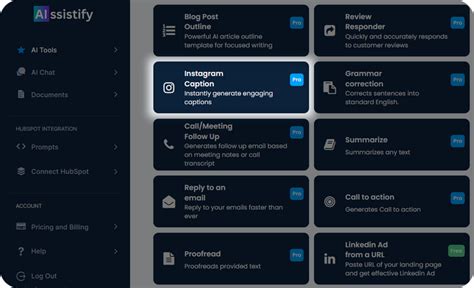 Aissistify Instagram Caption Generator