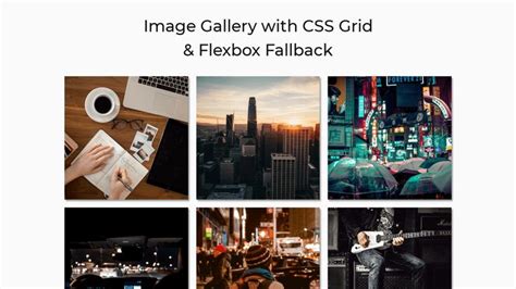 This Pen Shows How Css Grid With Flexbox Fallback Can Be Used To Create A Responsive Image