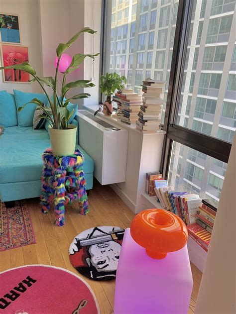 Colorful Bedroom Decor Ideas Apartment Colorful Aesthetic Cute Funky