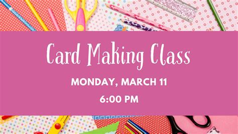 Card Making Class Markesan Public Library