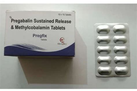 Pregfix Pregabalin Methylcobalamin Tablets 10 X 10 At ₹ 1560 Box In Ambala
