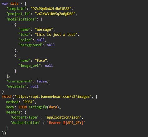 What Are Bannerbear Api Keys Bannerbear
