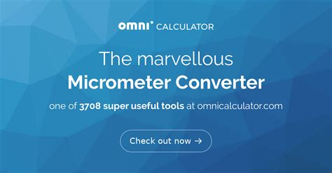 Micrometer Converter