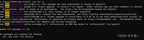 node安装配置以及利用npm安装vue（windows） node exe命令安装 csdn博客