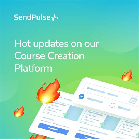 sendpulse on linkedin hot updates on the course creation platform we