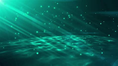 Cyan Realistic 3d Particle Underwater Particle Bouncing Floor Floating Particles With Beautiful