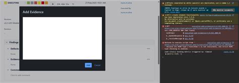 Not Able To Add Evidences In Jira