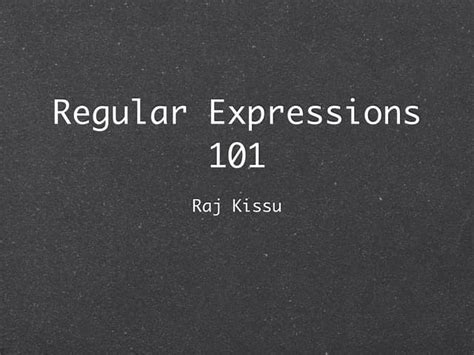 Regular Expressions 101 Key Programming Languages Computing