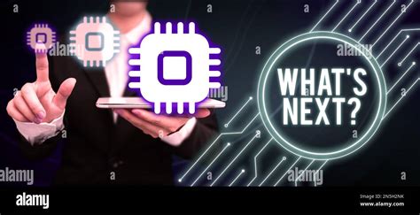 Sign Displaying Whats Next Word For Get Information Ask Query Investigate Probes Explore Stock