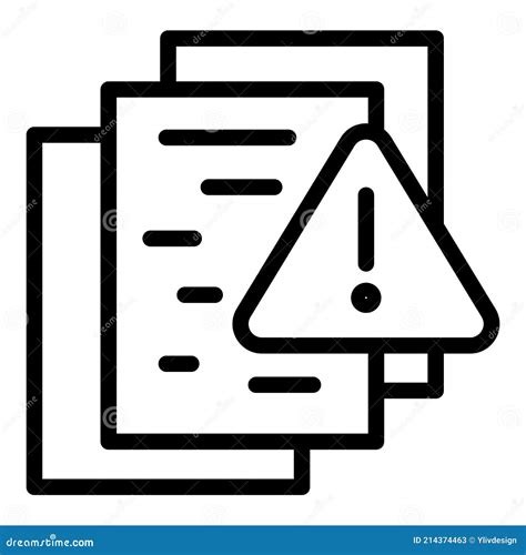 Cipher Files Icon Outline Style Stock Vector Illustration Of Cipher Icon 214374463