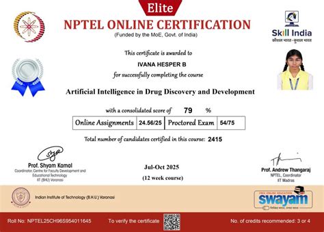 Nptel Ai Drugdiscovery Biotechnology Artificialintelligence