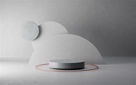 미니멀리즘 모형 연단 콘크리트 및 로즈 골드 소재 제품 프레젠테이션을 위한 연단 3d 그림 Fashion Show에 대한 스톡 사진 및 기타 이미지 Istock