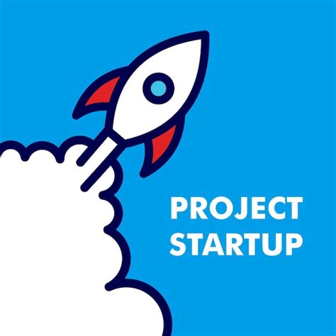 Premium Vector Rocket Ship Space Rocket Launch Project Startup And