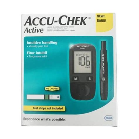 Jual Accu Chek Active Alat Tes Gula Darah Accuchek Accu Chek Accucheck Accu Check Active Meter