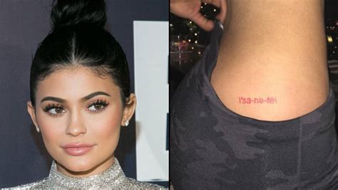 Kylie Jenners Tattoos All Nine Of Her Tattoos And Their Meanings
