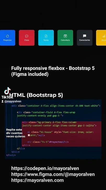 Full Responsive Flexbox Bootstrap 5 Css Youtube