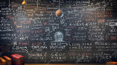 Premium Photo Blackboard Inscribed With Scientific Formulas And Calculations In Physics And