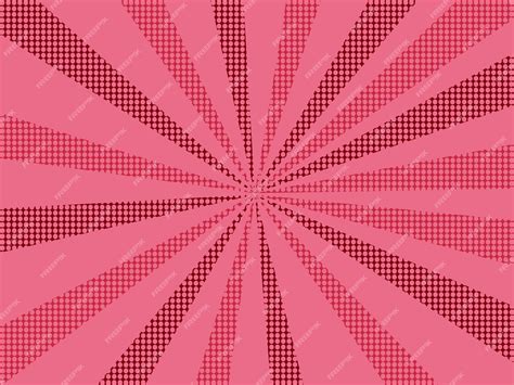 Premium Vector Colorful Pop Comics Style Border Frame Lattic Background