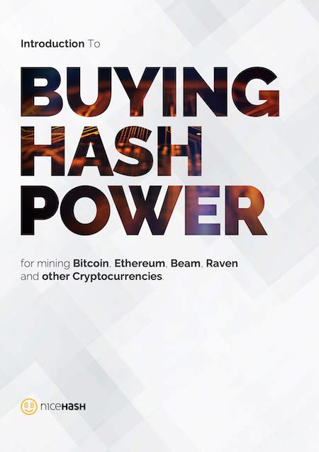 Buying Hash Power Guide NiceHash