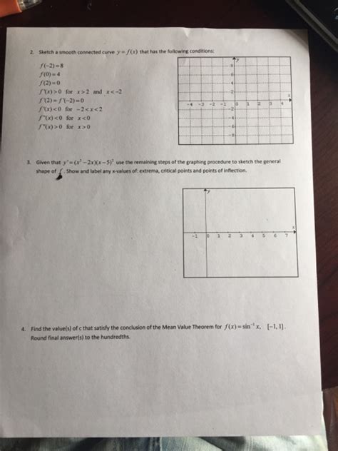 solved sketch a smooth connected curve y f x0 that has the