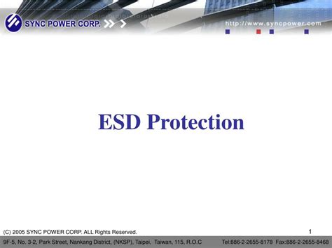 PPT ESD Protection PowerPoint Presentation Free Download ID 541933