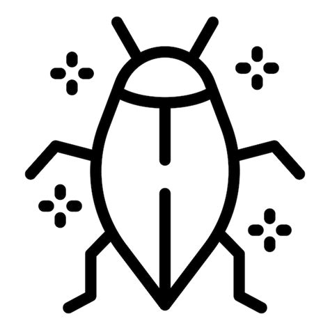 Premium Vector Black Bug Icon Illustrating Software Debugging Process