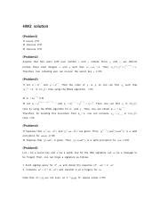 HW Solution Pdf HW Solution Problem Secure Insecure Insecure Problem Assume