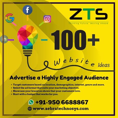 Zebra Technosys Zts Will Help To Grow Your Business By Advertise A Highly Engaged Audience
