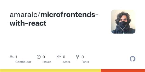 Github Amaralc Microfrontends With React