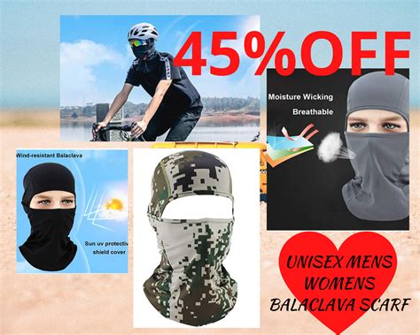 SALE Unisex Balaclava Scarf In 2020 Balaclava Women S Balaclava Face Cover