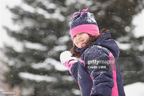 Girl Snowball Photos And Premium High Res Pictures Getty Images